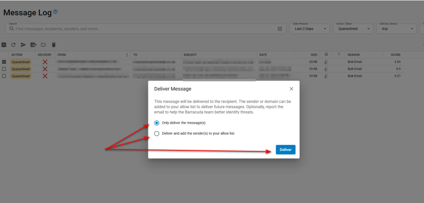 Fox Technologies Training & Infromation Portal - How to Release a Quarantined Email from Your ...
